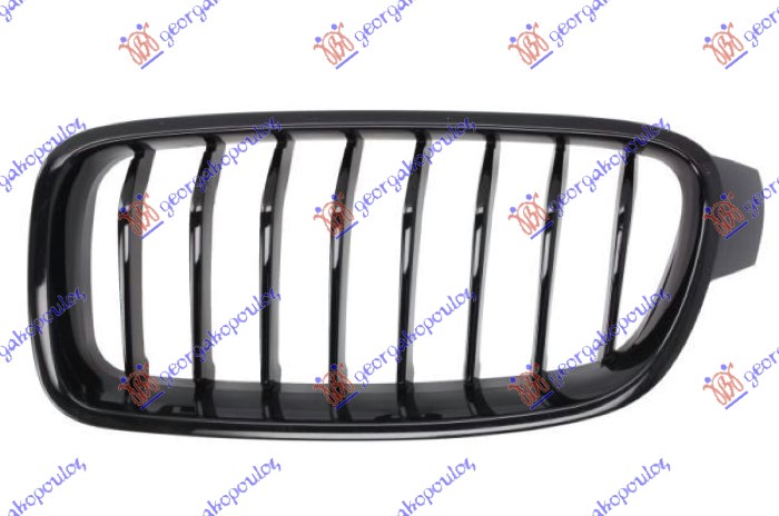 PVC MASKA CRNA (M PERFORMANCE) Leva str. BMW SERIES 3 (F30/F31) SDN/S.W. (2014-2018) (OEM: 51712240775)