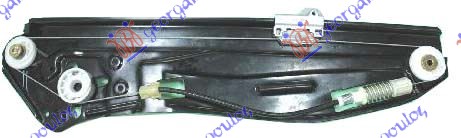 PODIZAC ZADNJEG PROZORA (BEZ MOTORA) Desna str. BMW SERIES 7 (E65/66) (2002-2008) (OEM: 51357138864)