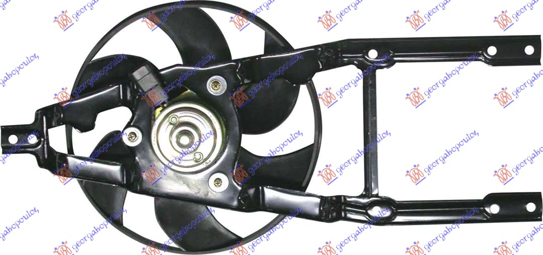 VENTILATOR KOMPLET -A/C FIAT SEICENTO (2001-2006) (OEM: 7704319)