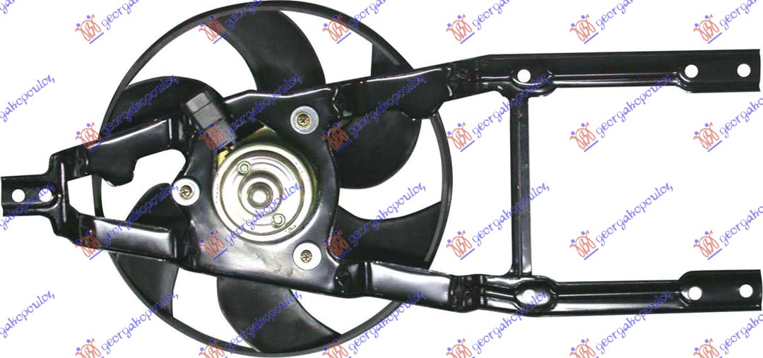 VENTILATOR KOMPLET -A/C FIAT SEICENTO (1998-2001) (OEM: 7704319)