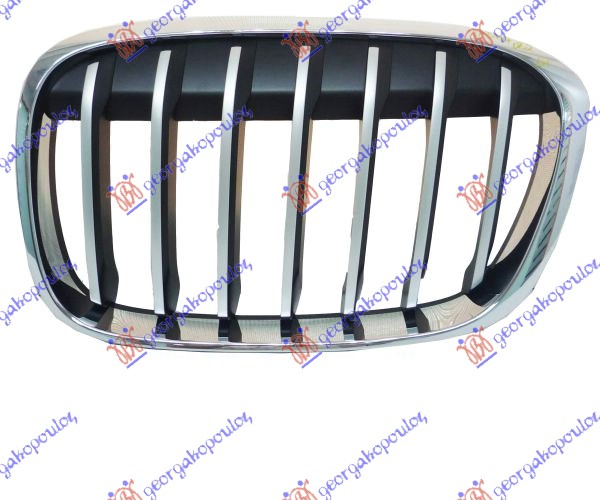 PVC MASKA (HROM/SREBRNA) (X-LINE) Leva str. BMW X1 (F48) (2015-2019) (OEM: 51117383365)