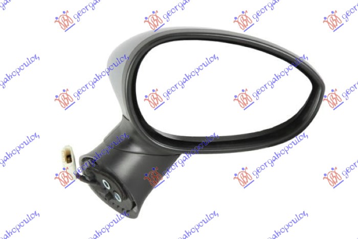 RETROVIZOR ELEK. CRNI (SENZOR) (A KVAL) Desna str. FIAT PUNTO EVO (2009-2012) (OEM: 735410430)