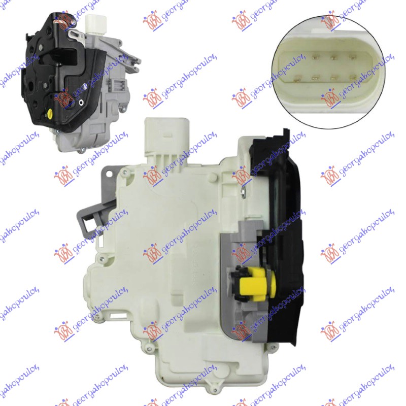 BRAVA ZADNJIH VRATA CENTRALNO ZAKLJUCAVANJE -11(7pin) Desna str. SEAT LEON (2005-2013) (OEM: 1P0839016)