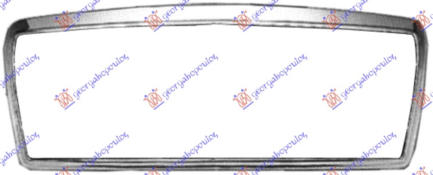 OKVIR PVC MASKE NIKLOVANA MERCEDES E CLASS (W124) (1993-1995) (OEM: 1248800983, A1248880015)