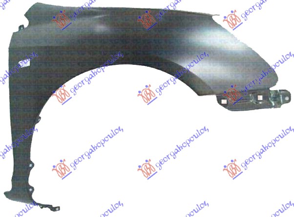 BLATOBRAN Desna str. HONDA CIVIC H/B-L/B (2004-2005) (OEM: 60211-S6A-E00ZZ, 60211S6AE00ZZ)