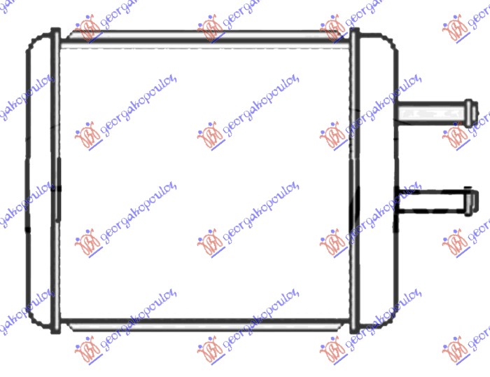 GREJAC KABINE (BR) (168x160x22) KIA SPORTAGE (1995-2004) (OEM: 0K07061A10A, OK01161A1GA, OK02161A01A)