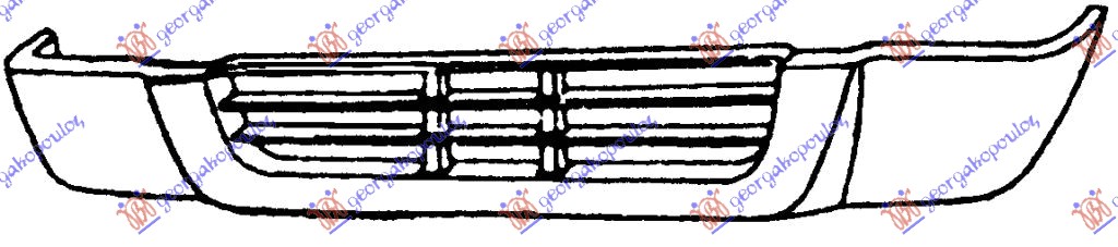DONJI VEZNI LIM TOYOTA HI-LUX (YN 110) 4WD (1989-1997) (OEM: 53911-89119, 5391189119)