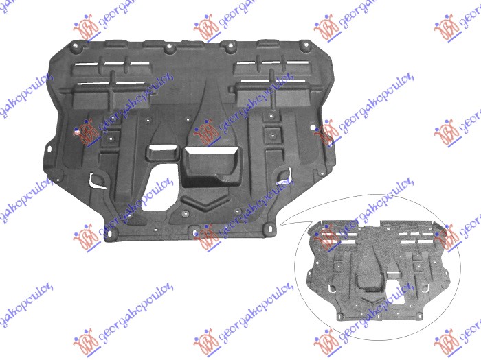 ZASTITA MOTORA PLASTICNA FORD KUGA (2016-2020) (OEM: EJ7Z-6P013A, EJ7Z6P013A)