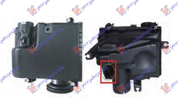 KUCISTE FILTERA VAZDUHA (DIZEL) TOYOTA HI-LUX 2WD/4WD (2020-) (OEM: 17700-0L350, 17700-0L360, 17700-0L380)