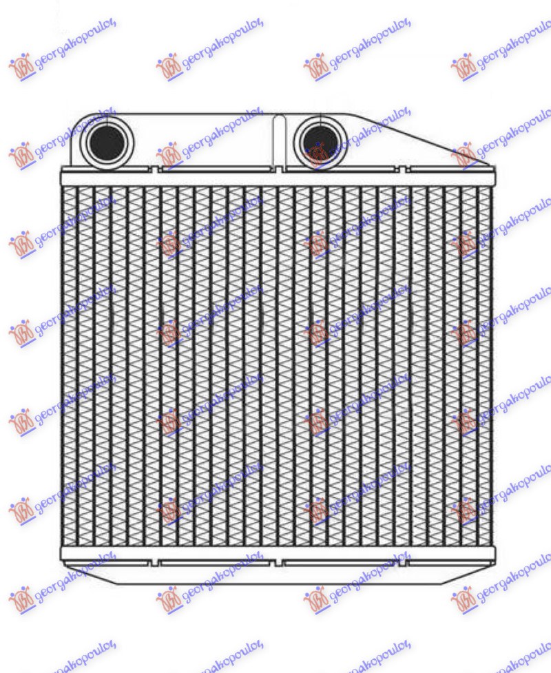 GREJAC KABINE (B) +/ – AC (160×188)DENS.TIP PEUGEOT BIPPER (2008-) (OEM: 55702423, 77363898)