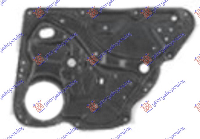 PODIZAC ZADNJEG PROZORA ELEKTRICNI (BEZ MOTORA) Desna str. VW PASSAT (2011-2015) (OEM: 3AE839462C)