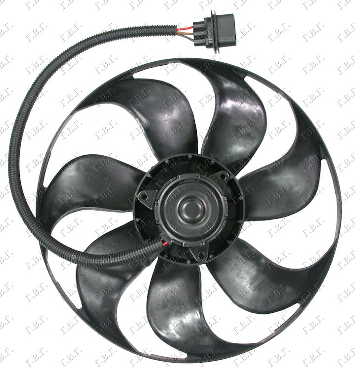 VENTILATOR (MOTOR+ELISA)(35cm) BEN-DIZ SKODA OCTAVIA 4 (1997-2010) (OEM: 1J0959455D, 1J0959455F, 6H0959455B)