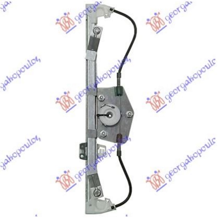 PODIZAC ZADNJEG PROZORA ELEKTRICNI BEZ MOTORA Leva str. BMW X1 (E84) (2009-2013) (OEM: 51352990387)