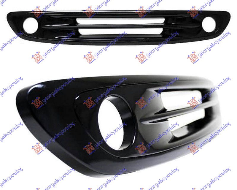 PVC MASKA SJAJ-CRNA (MAGLENKE) -02 SMART FORTWO (1998-2007) (OEM: Q0001744V002C26L200)