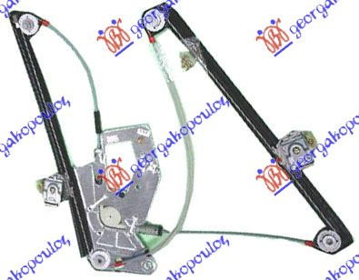 PODIZAC PREDNJEG PROZORA ELEKTRICNI BEZ MOTOR Leva str. BMW SERIES 5 (E39) (1996-2002) (OEM: 51338159831)