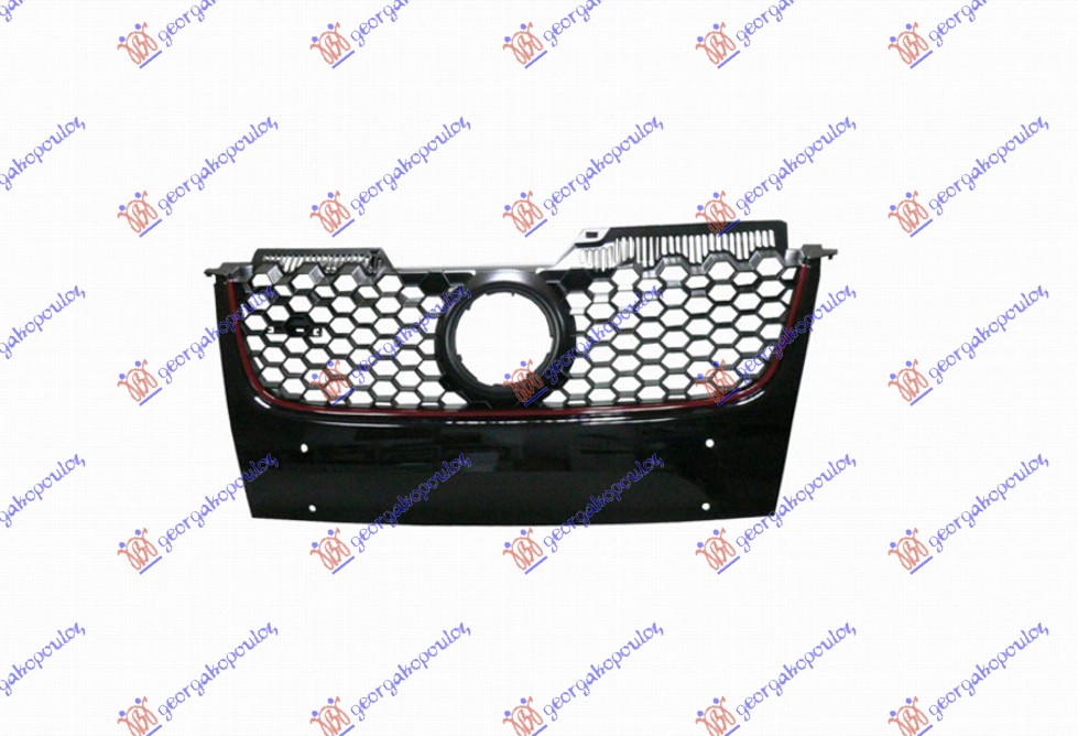 PVC MASKA GTI (CRVENA LAJSNA) VW GOLF V (2004-2008) (OEM: 1K0853651E, 1K0853651EVW8)