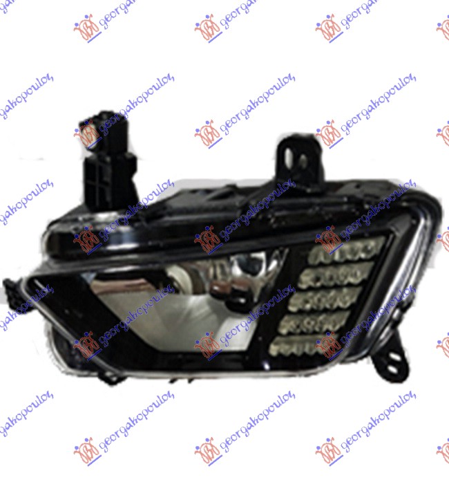 MAGLENKA SA LED DNEVNIM SVETLOM Desna str. VW POLO (2017-2021) (OEM: 2G0941662, 2G0941662C)