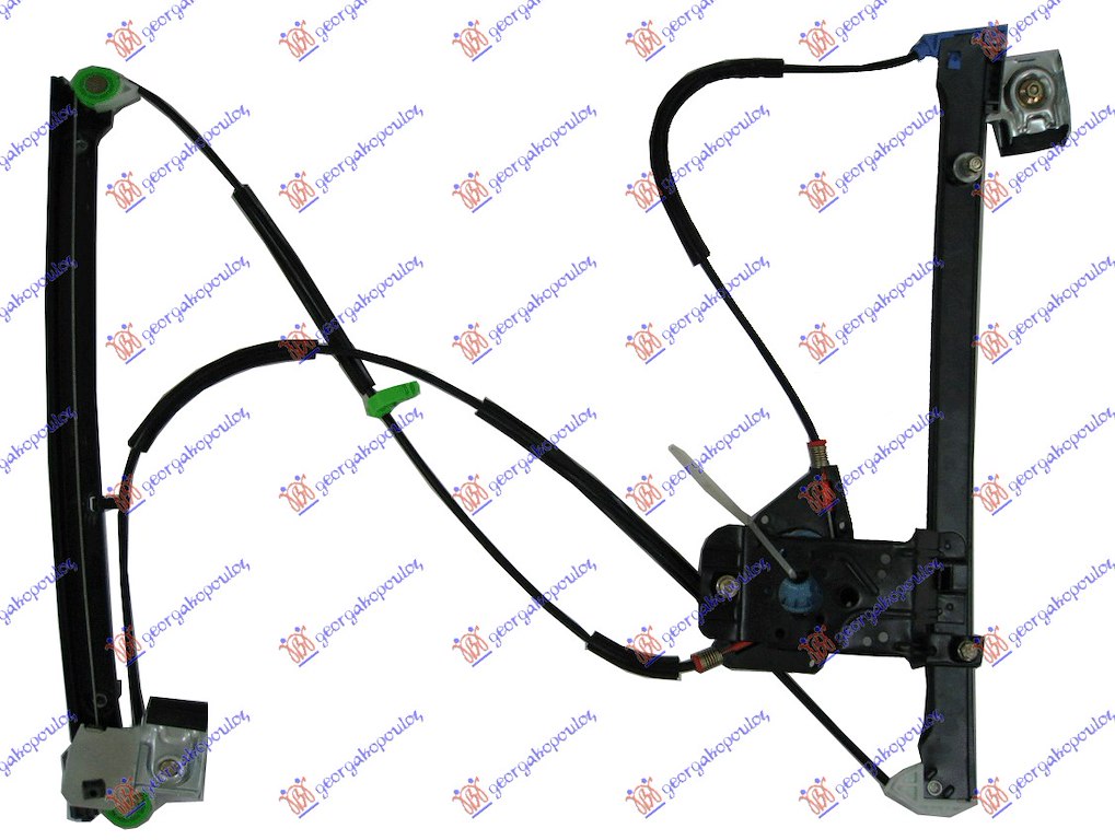 PODIZAC PREDNJEG PROZORA ELEKTRICNI (BEZ MOTORA ) 3VR Desna str. VW POLO (1994-1999) (OEM: 6N3837462)