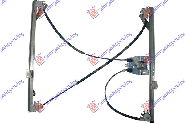 PODIZAC PREDNJEG PROZORA ELEKTRICNI BEZ MOTORA Leva str. RENAULT ESPACE (2003-2012) (OEM: 820017893, 8200017893, 8200424423)