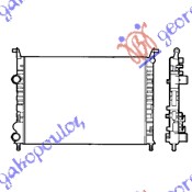 HLADNJAK MOTORA 1.2 BENZIN (52×37.7×23) 00- FIAT STRADA (1999-2005) (OEM: 46779393, 46815886, 46815887)