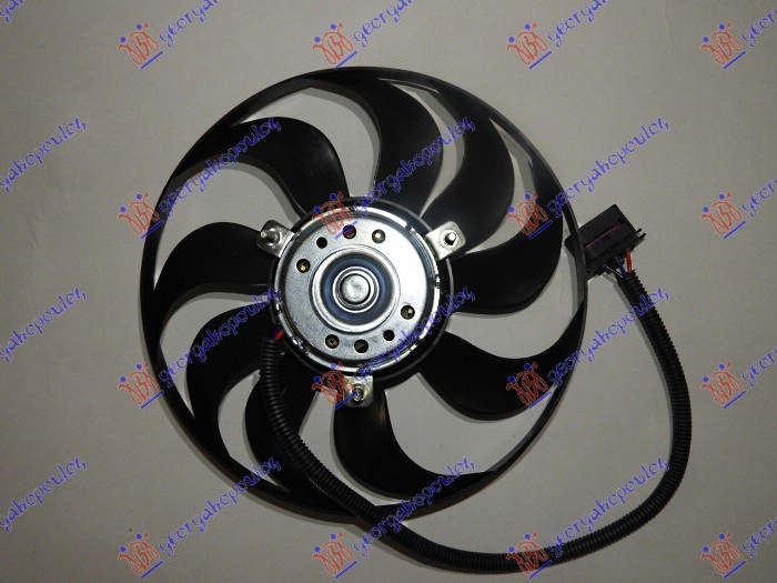 VENTILATOR A/C (MOTOR+ELISA)(29cm)BEN-DI SEAT LEON (1999-2005) (OEM: 1C0959455C, 1J0959455M)