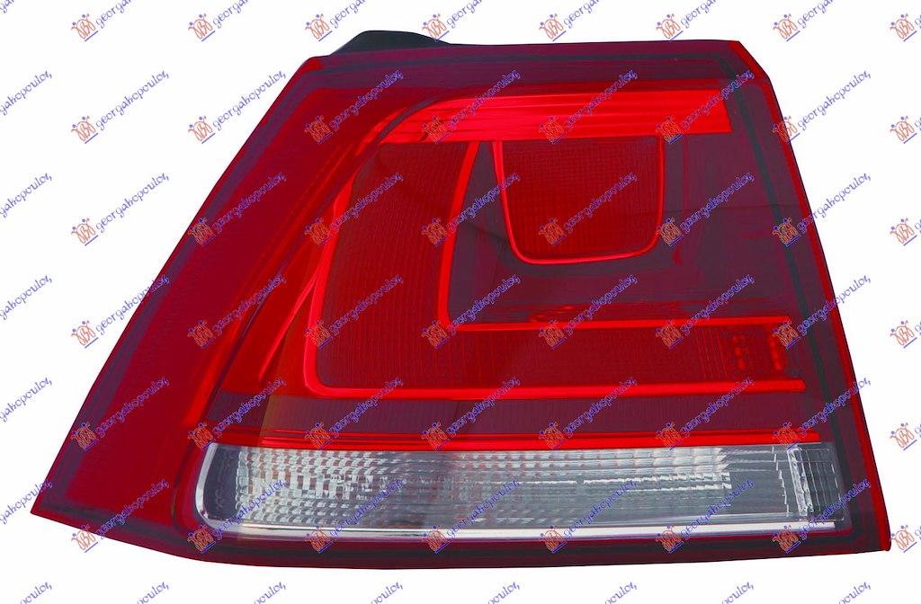 STOP LAMPA SPOLJASNJA CRNA Leva str. VW GOLF VII (2013-2016) (OEM: 5G0945096B, 5G0945096P, 5G9945095)