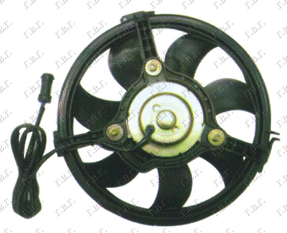 VENTILATOR KOMPLET (280mm) (OVAL.KONEKT) VW PASSAT (1997-2000) (OEM: 8D0959455P, 8D0959455R)