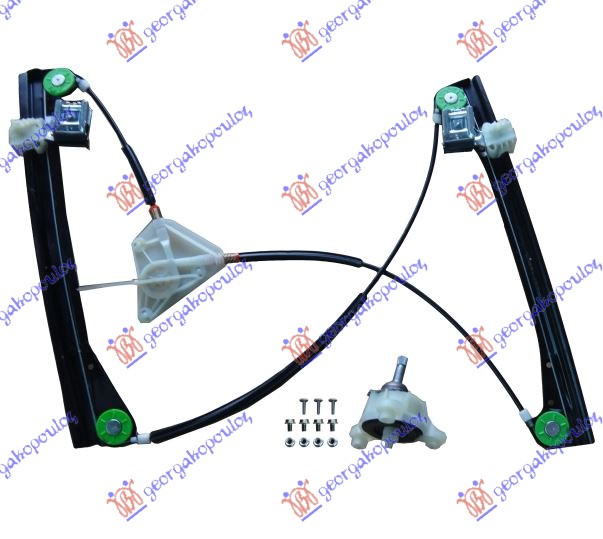 PODIZAC PREDNJEG PROZORA MEHANICKI 3 VR Desna str. VW POLO (2002-2005) (OEM: 6Q3837462F)