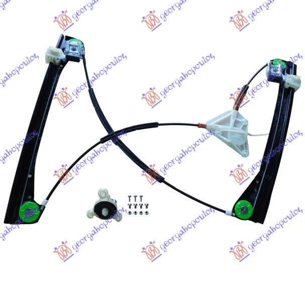 PODIZAC PREDNJEG PROZORA MEHANICKI 3 VRATA Leva str. VW POLO (2005-2009) (OEM: 6Q383741F)
