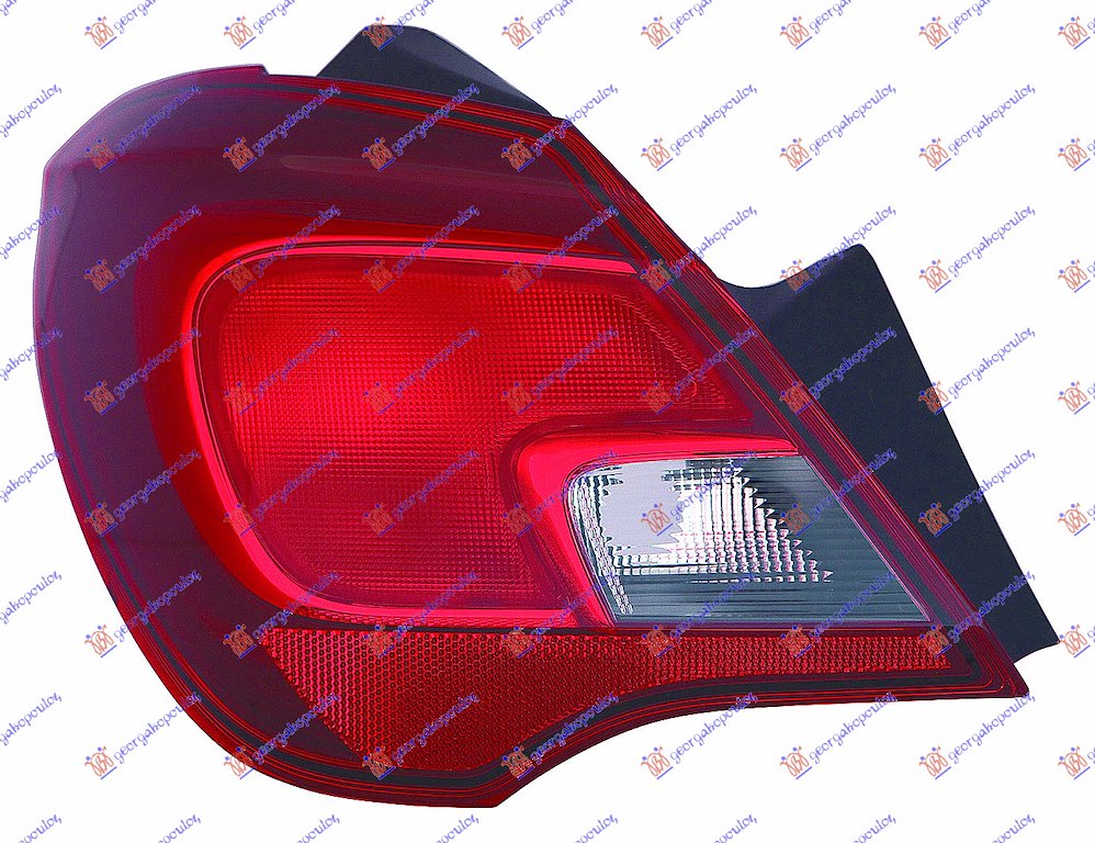 STOP LAMPA 5 VRATA SPOLJASNJA Leva str. OPEL CORSA E (2015-2019) (OEM: 1222565, 13428447, 13454496)