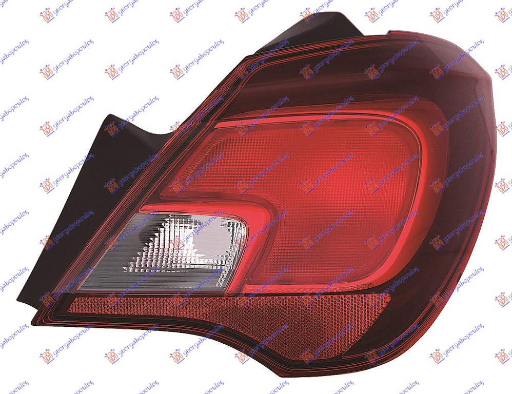 STOP LAMPA 5 VRATA SPOLJASNJA Desna str. OPEL CORSA E (2015-2019) (OEM: 1222566, 13428448, 13454497)