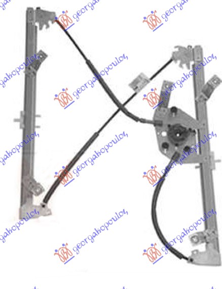 PODIZAC PREDNJEG PROZORA ELEKTRICNI 5 VRATA (BEZ MOTORA) Leva str. OPEL ASTRA J 5D/S.W. (2010-2013) (OEM: 140321, 13313568)