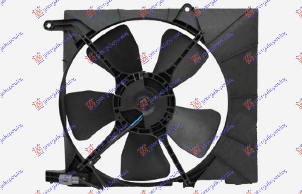 VENTILATOR (ZA HLADNJAKE 049506310/320) CHEVROLET AVEO SDN-H/B-L/B (2005-2008) (OEM: 96536581)