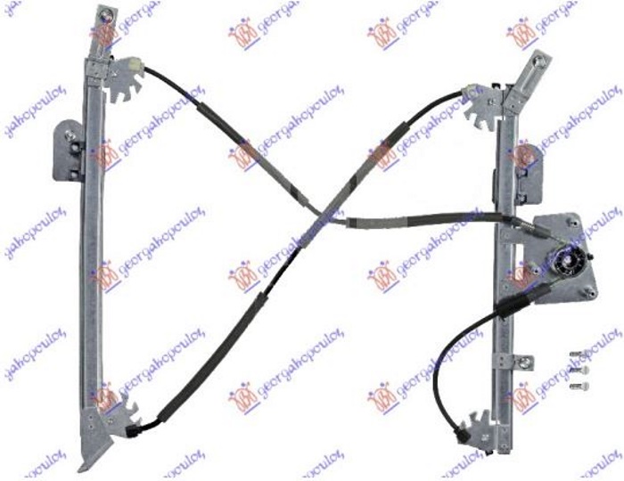 PODIZAC PREDNJEG PROZORA 3 VRATA ELEKTRICNI BEZ MOTORA Leva str. BMW SERIES 1 (E82/88) COUPE/CABRIO (2007-2013) (OEM: 51337165595)