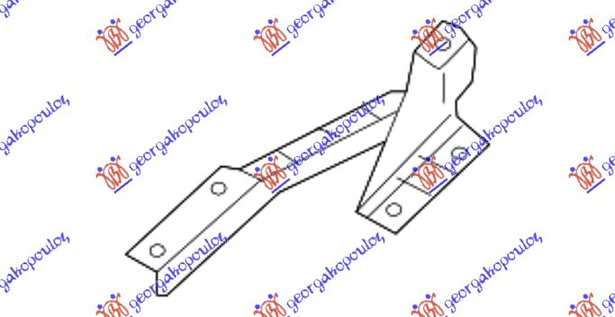 MAKAZE ZA HAUBU Desna str. NISSAN NV 200/EVALIA (2009-) (OEM: F5400-3LMMC, F54003LMMC)