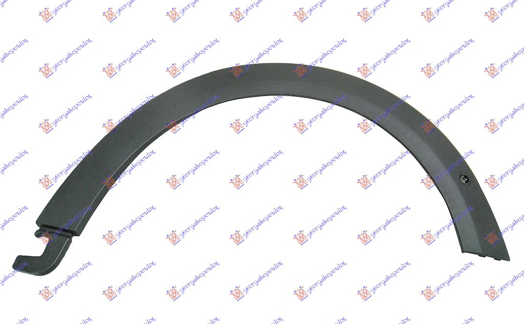 PLASTICNI RUB PREDNJEG BLATOBRANA (PDC) Desna str. MINI COOPER/ONE (F55/F56) (2014-) (OEM: 51777403252)