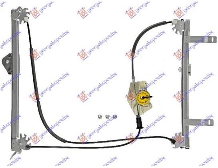 PODIZAC PREDNJEG PROZORA ELEKTRICNI (CABRIO) Leva str. PEUGEOT 307 (2001-2005) (OEM: 9222W0)