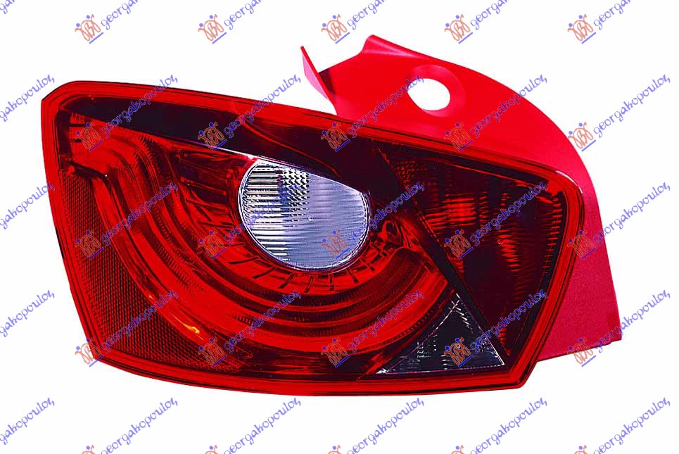 STOP LAMPA 5 VRATA Leva str. SEAT IBIZA (2008-2012) (OEM: 6J4945095C, 6J4945095H, 6J4945095K)