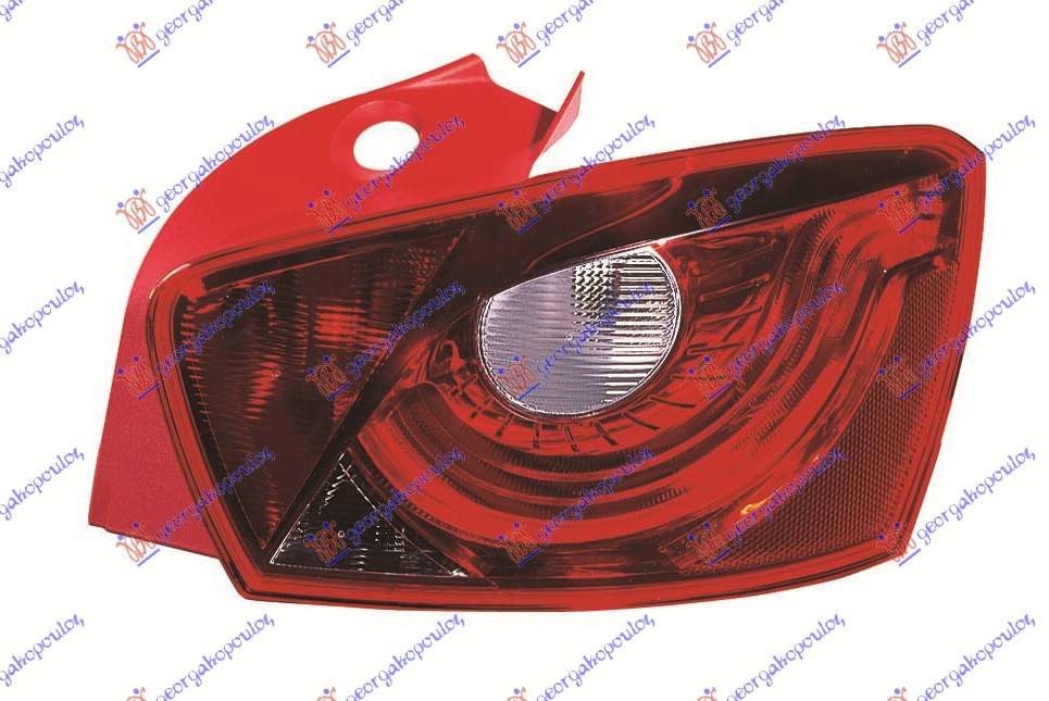 STOP LAMPA 5 VRATA Desna str. SEAT IBIZA (2008-2012) (OEM: 6J4945096C, 6J4945096H, 6J4945096K)