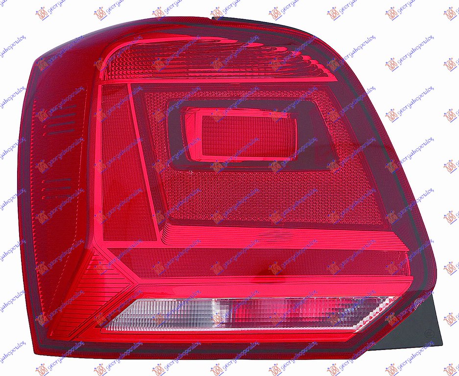 STOP LAMPA Leva str. VW CROSS POLO (2009-2017) (OEM: 6C0945095, 6C0945095D, 6C0945095F)