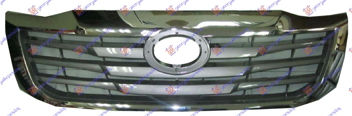 PVC MASKA HROM / SIVA TOYOTA HI-LUX 2WD/4WD (2012-2015) (OEM: 53121-0K490, 531210K490)