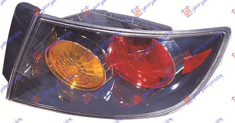 STOP LAMPA SPOLJASNJA CRNA 4 VRATA -07 Desna str. MAZDA 3 SDN-H/B (BK) (2004-2008)