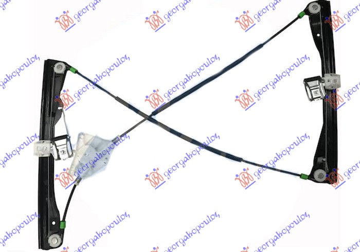 PODIZAC PREDNJEG PROZORA ELEKTRICNI 3 VRATA BEZ MOTORA Leva str. SEAT IBIZA (2002-2008) (OEM: 6L3837755G)