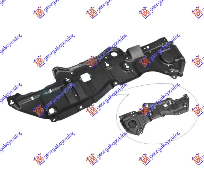 ZASTITA MOTORA PLASTICNA Leva str. LEXUS RX (2020-) (OEM: 51443-0E070, 514430E070)