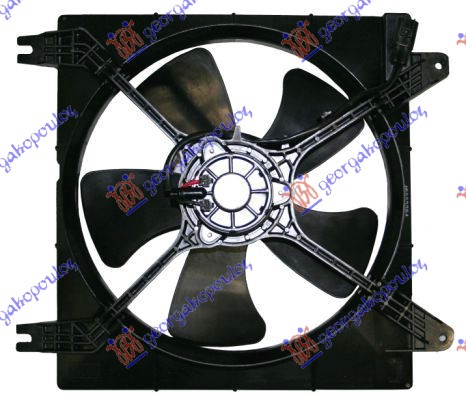 VENTILATOR KOMPLET 1.4-1.6 BENZIN 03- CHEVROLET LACETTI (2003-) (OEM: 96553364)