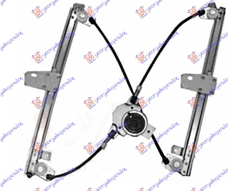 PODIZAC PREDNJEG PROZORA ELEKTRICNI (BEZ MOTORA ) Leva str. NISSAN QASHQAI (2007-2010) (OEM: 80771JD00A, 80771JD20A)