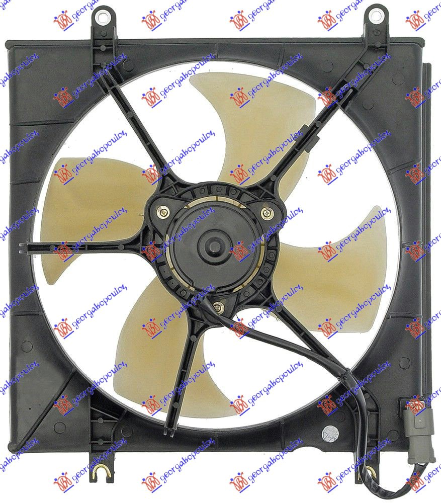 VENTILATOR KOMPLET (2.0 16V) BENZIN HONDA CR-V (1996-2002) (OEM: 19015P3F004, 19020P5M004, 19030-P3F-024)