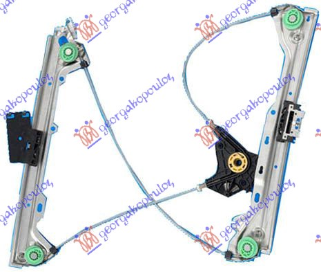 PODIZAC PREDNJEG PROZORA ELEKTRICNI BEZ MOTORA 2 VRATA Leva str. BMW SERIES 3 (E92/93) COUPE/CABRIO (2007-2011) (OEM: 51337193455)