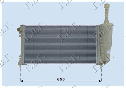 HLADNJAK MOTORA 1.4CC 16V+/-A/C(58×30.8) LANCIA Y (2003-2011) (OEM: 51706942)