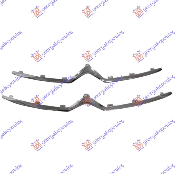 LAJSNA PVC MASKE HROM SET(2 DELA) CITROEN C4 (2011-2020) (OEM: 745385)